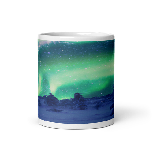Starry Night Sky Aurora Borealis 11oz Ceramic Mug | eBay
