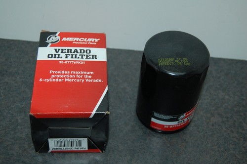 NEW GENUINE Mercury Quicksilver 35-877769K01 Verado Oil Filter OEM ...