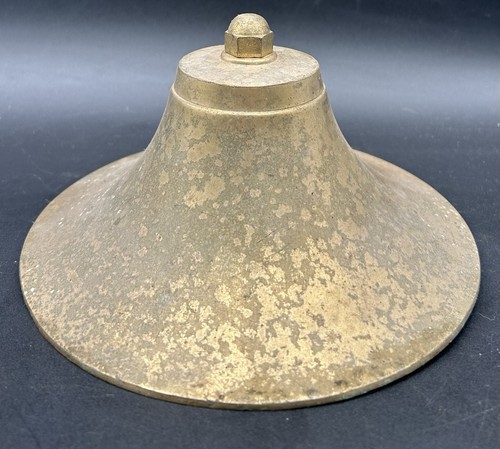 VINTAGE ANTIQUE BRASS NAUTICAL SHIP BOAT BELL 8'' DIAMETER | eBay