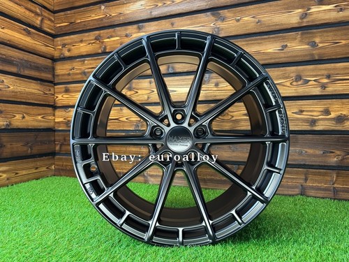 4X R19 Inch 5X120 Haxer HX019F Black Half Matt Wheels: Fits For E46 E90 ...