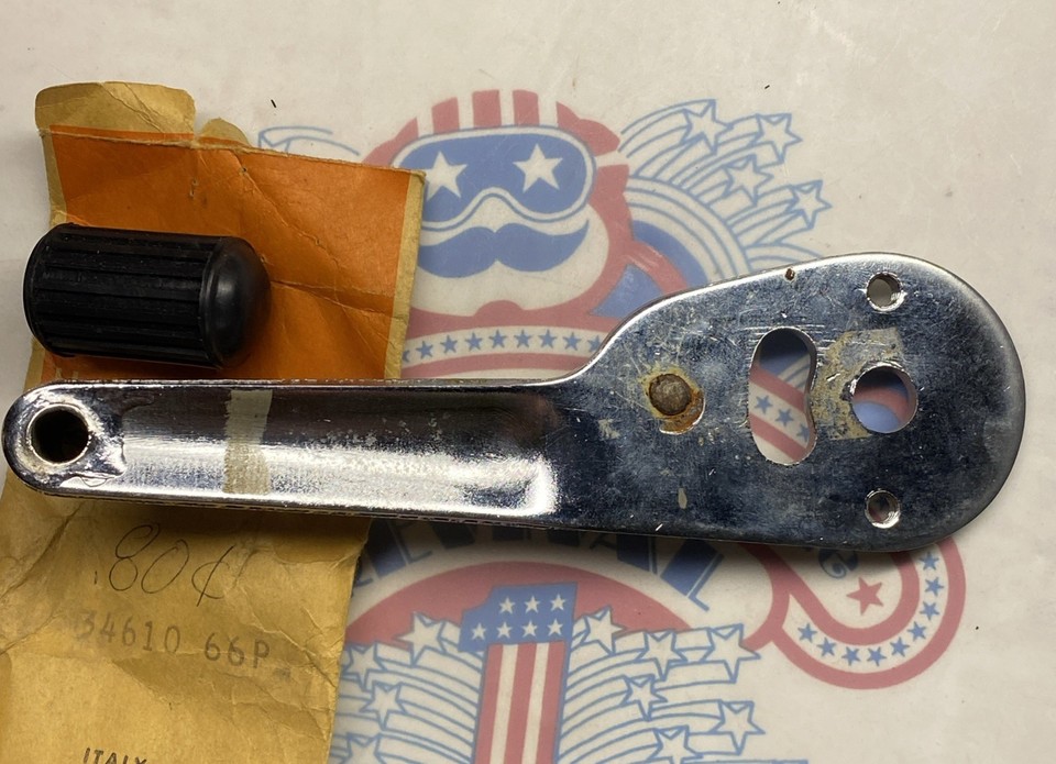 HARLEY AERMACCHI M50S MC65 M65 M65S NOS foot shifter LEVER & RUBBER ...