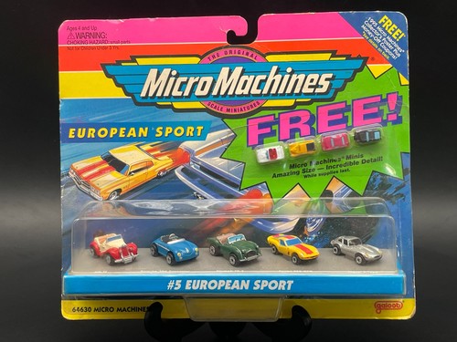 Vintage 1994 Micro Machines #5 European Sport Set 5 Plus 4 Mini's 64630 ...