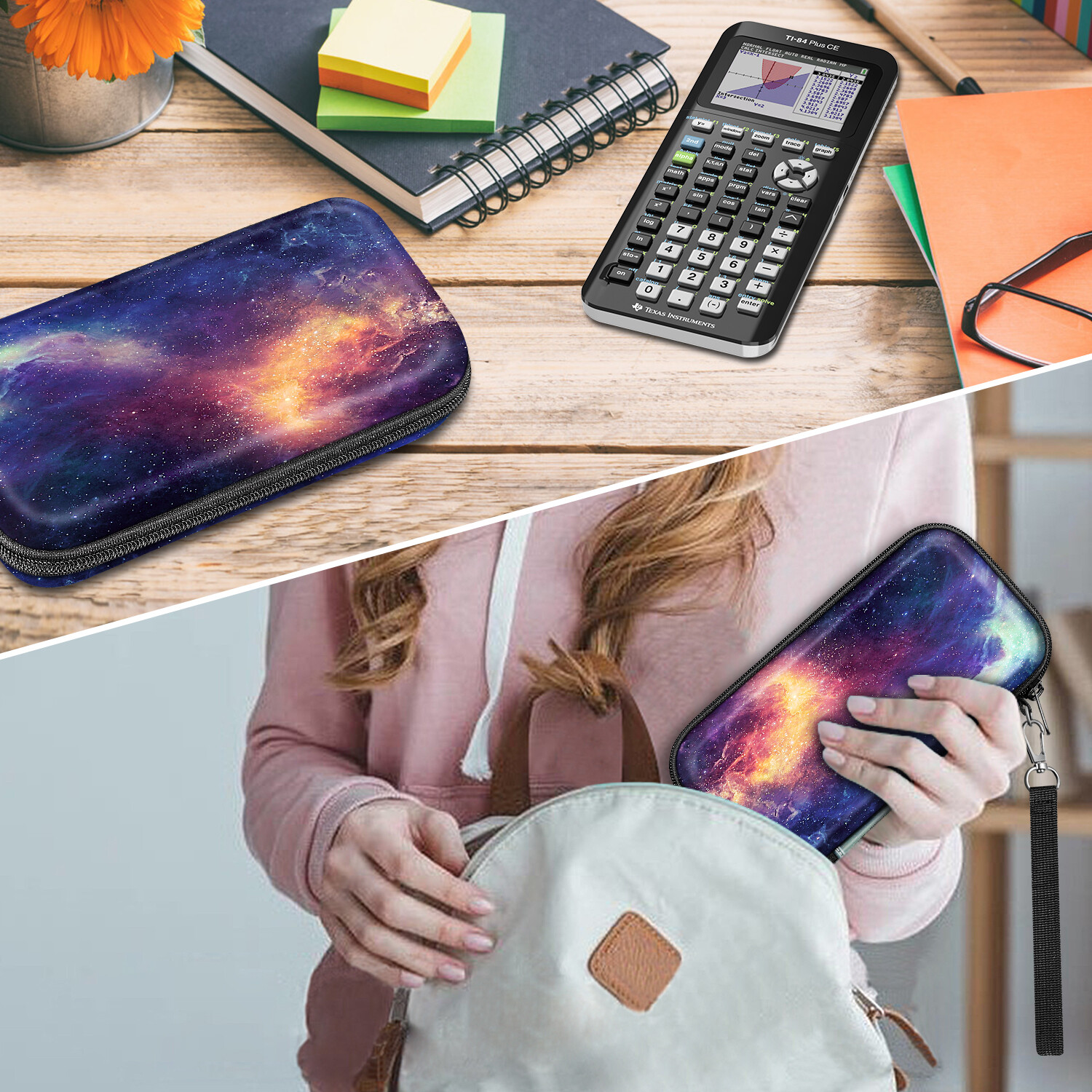 Graphing Calculator Carrying Case for Texas Instruments TI-84 Plus CE ...