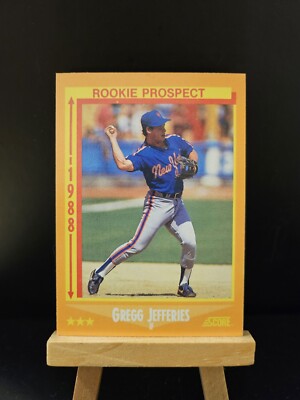 1988 Score - #645 Gregg Jefferies (RC) Rookie Prospect NEW YORK METS | eBay