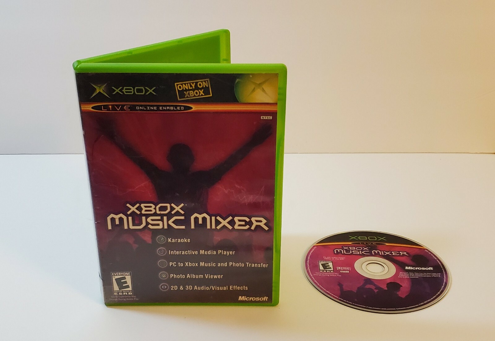 Xbox Music Mixer (Microsoft Xbox, 2003) karaoke music media player game ...