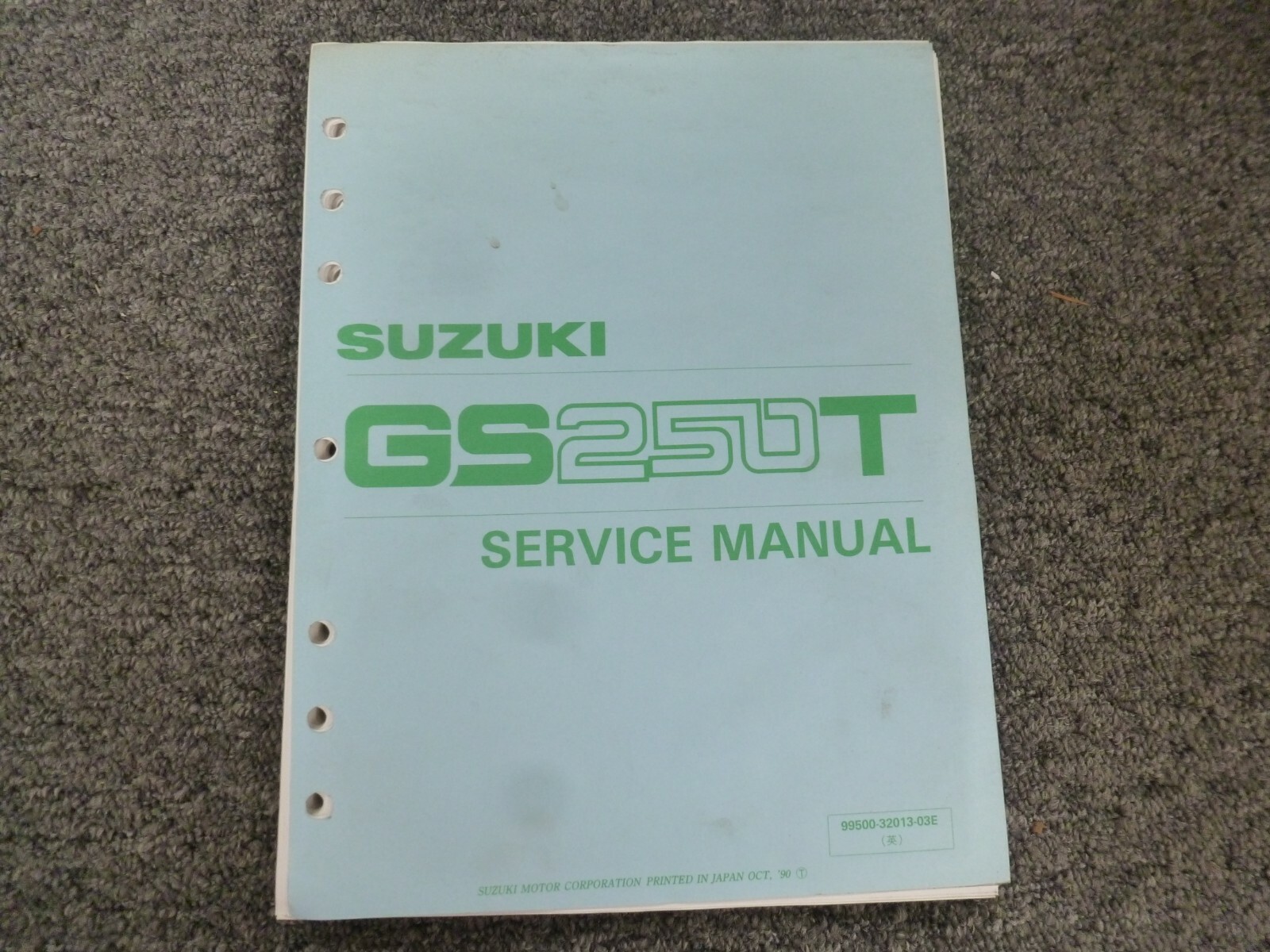 1980-1981 Suzuki GS250T GS250TX Motorcycle Shop Service Repair Manual ...