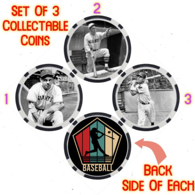 BILL TERRY - LEGENDARY BASEBALL PLAYER - COLLECTABLE COIN SET | eBay