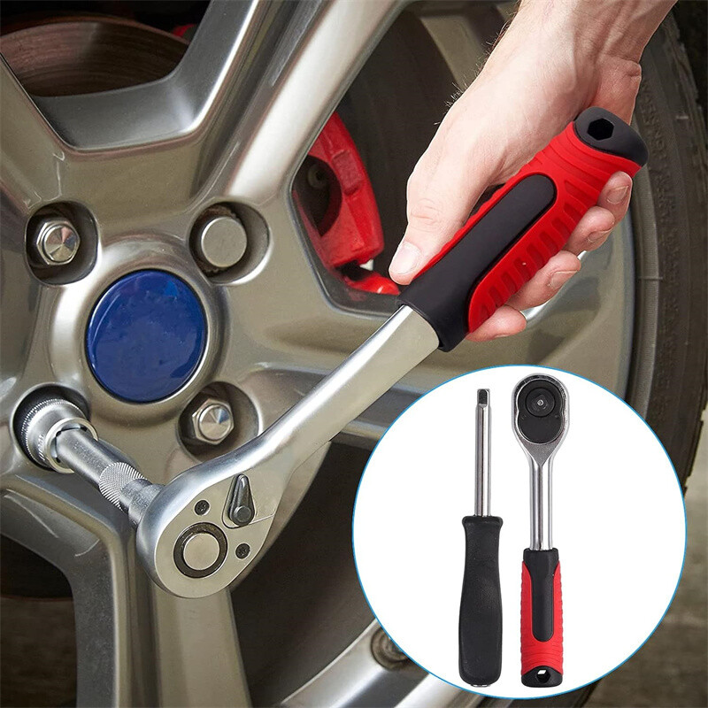 46pcs Metric Socket Set Ratchet Torx.Wrench Kit 1/4" Drive Repair Tool ...