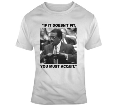 Johnnie Cochrane Oj Simpson Fit Acquit T Shirt | eBay