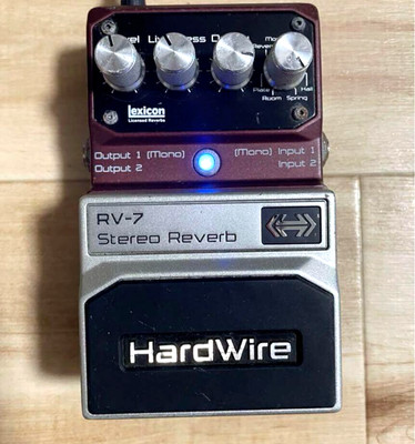 Digitech RV-7 HardWire Stereo Reverb Pedal True Bypass, Seven Reverb ...