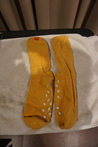 NEW McDonalds UberEats McDelivery Limited Edition Burger Big Mac Socks ...