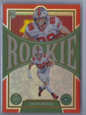 2020 Panini Legacy Jeremy Ruckert Rookie #191 Orange Parallel RC 12/149 ...