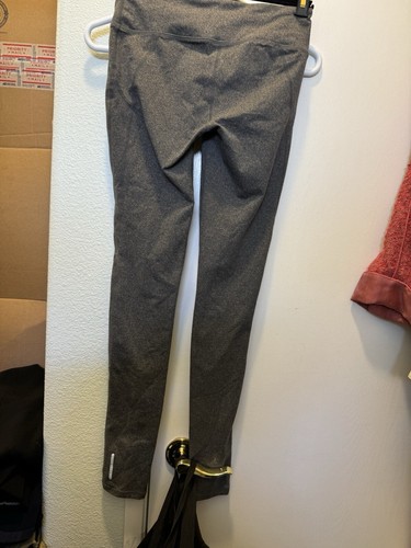 FABLETICS LOGO COMPRESSION COMFY ELASTIC-WAIST GRAY STRETCH YOGA ...