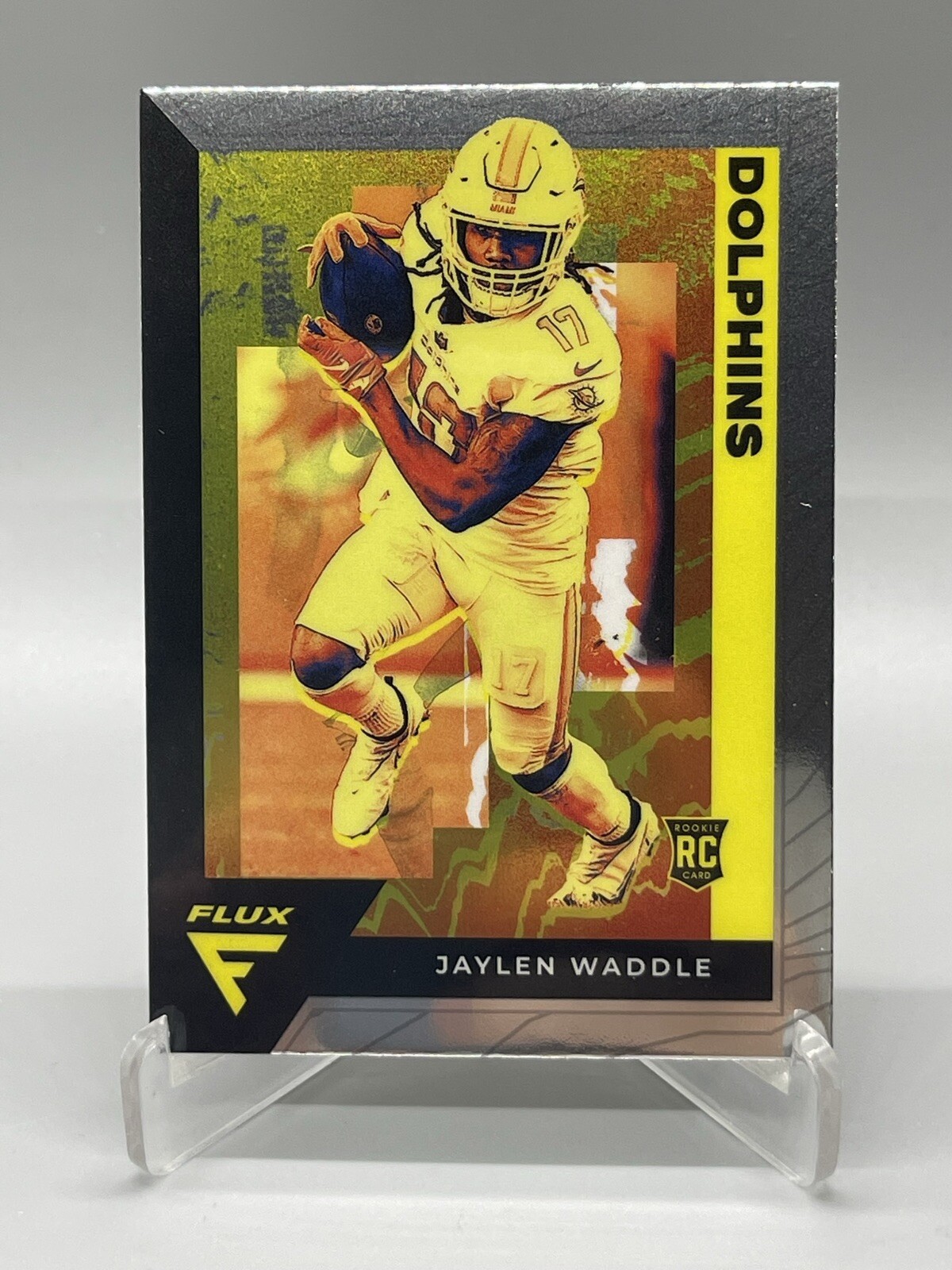Jaylen Waddle RC 2021 Panini Chronicles Flux Football FX-13 Miami ...