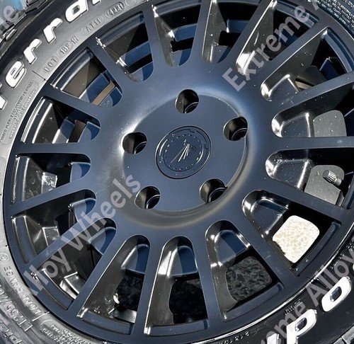 16" Black Tm Alloy Wheels Ford Transit MK6 MK7 MK8 + BF Goodrich All ...