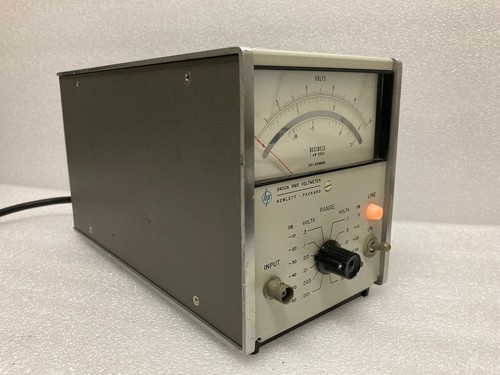HP 3400A RMS Voltmeter W/ Power Cord | eBay