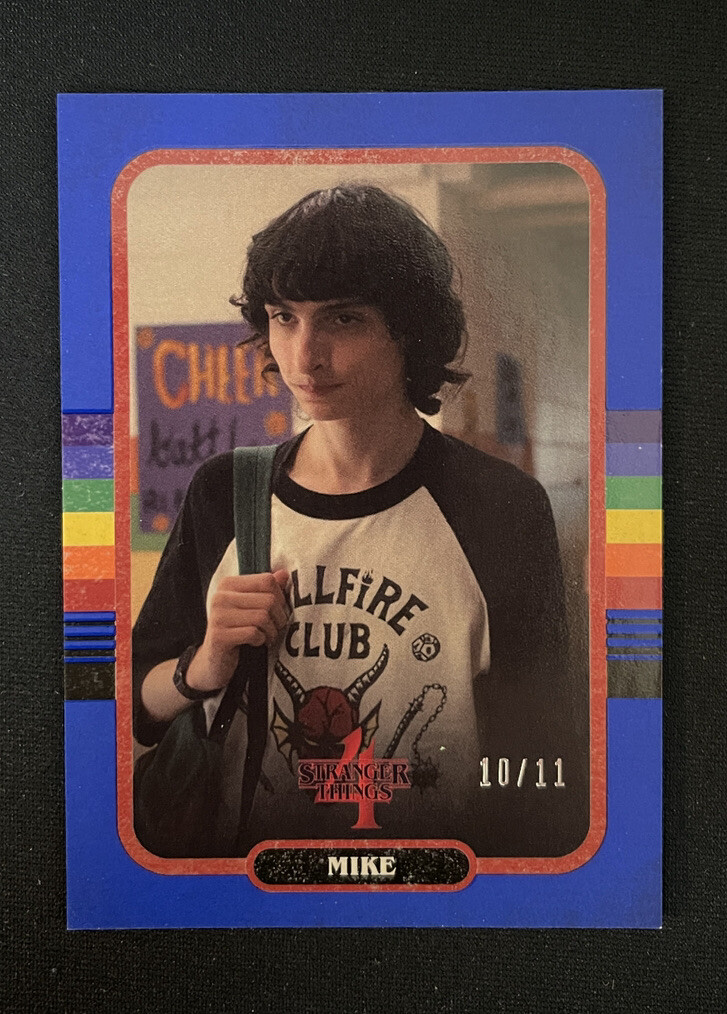2023 Zerocool Stranger Things Season 4 Trading Cards - MIKE (Finn ...