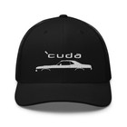 Hemi Cuda Muscle Car Silhouette Classic Car Barracuda Cap Snapback hat ...