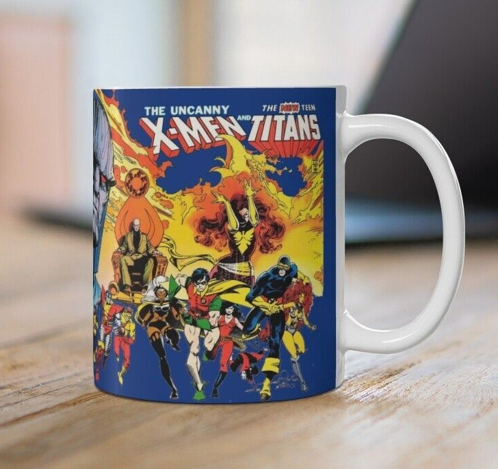 New Teen Titans, Uncanny X-Men Coffee Mug - DC Marvel - Simonson Art ...
