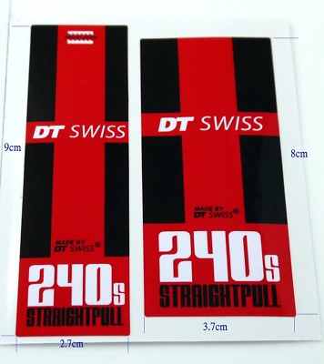 2 Pcs DT SWISS 240S HUBS STICKER BICYCLE HUBS DECAL STICKER NEW | eBay