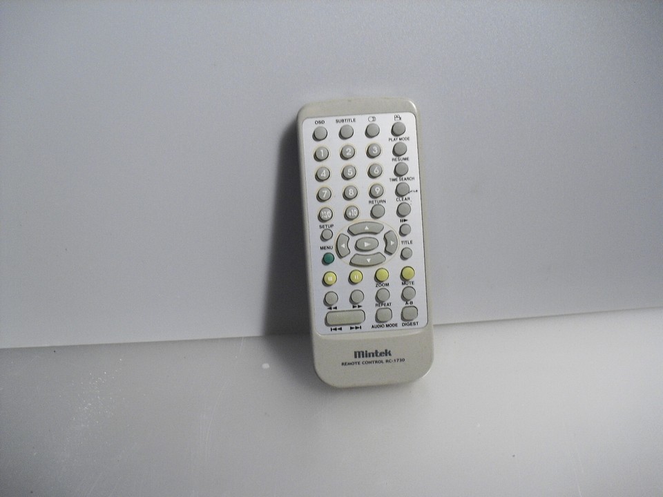 Mintek RC-1730 Remote Control for DVD Player Genuine Tested T1 | eBay