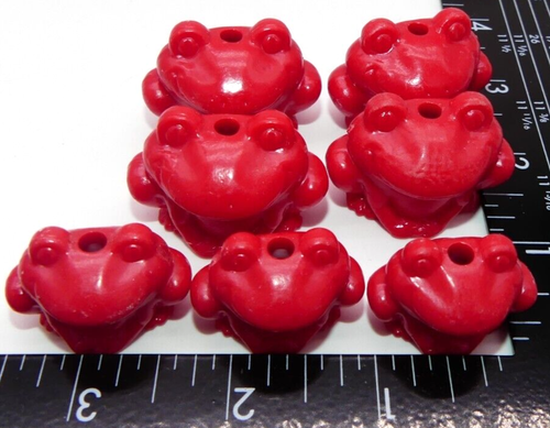 Vintage Ideal Funtastic Frogs Lot Red Frog Figure School Learning | eBay