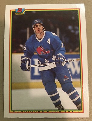 Joe Sakic 1990-91 Bowman #169 Quebec Nordiques HOF Star NM-MT | eBay