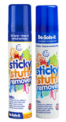 De Solv It Powerful Sticky Stuff Remover Liquid Bottle Spray Gel Label ...