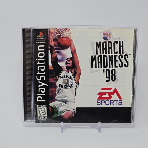 March Madness 98 NCAA Basketball (PlayStation 1 PS1) CIB COMPLETE ...