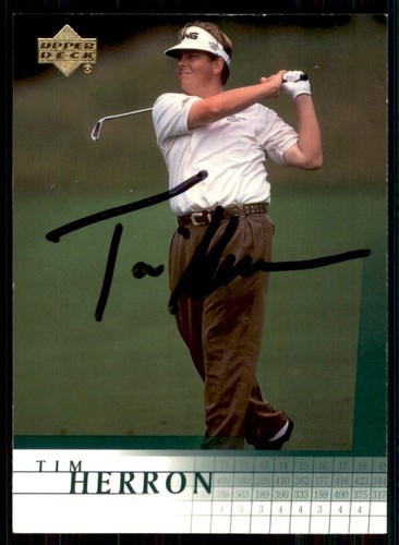 2001 Upper Deck Tim Herron IP Signed Auto #6 | eBay