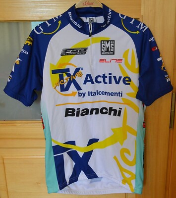 TX Active - Bianchi, Cycling Shirt by Santini, Size Large | eBay