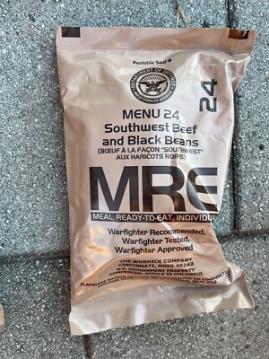 MRE Meal, Ready-to-Eat, Individual, Humanitarian Ration, Survival, Menu ...