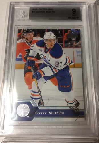 2016-17 UPPER DECK #75 * CONNOR MCDAVID * BECKETT 9 MINT | eBay