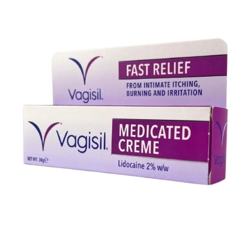 Vagisil Medicated Cream Fast Relief From Feminine Itching - 30g ...