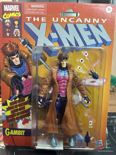 Hasbro Marvel Legends 6" Retro Collection Gambit Figure NIB | eBay