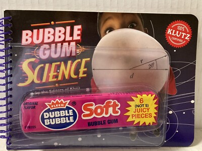 Vintage Fleer DUBBLE BUBBLE Soft Original Bubble Gum w/SCIENCE Gum Book ...