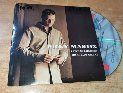 RICKY MARTIN & MEJA Private emotion ULTRA RARE SPAIN PROMO CD SINGLE ...