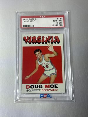 1971 Topps Basketball #181 Doug Moe Rookie RC PSA 8 NM-MT | eBay