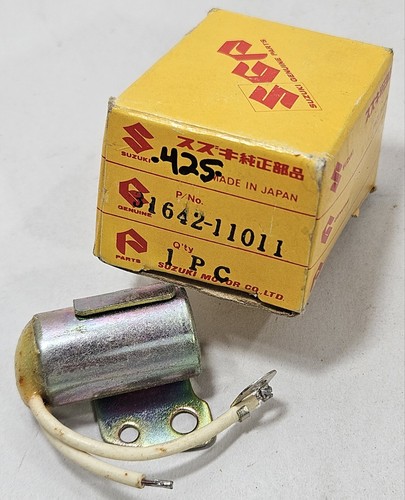 1 NOS 1969 Genuine Suzuki T20 TC250 Scrambler Left Condenser NEW OEM ...