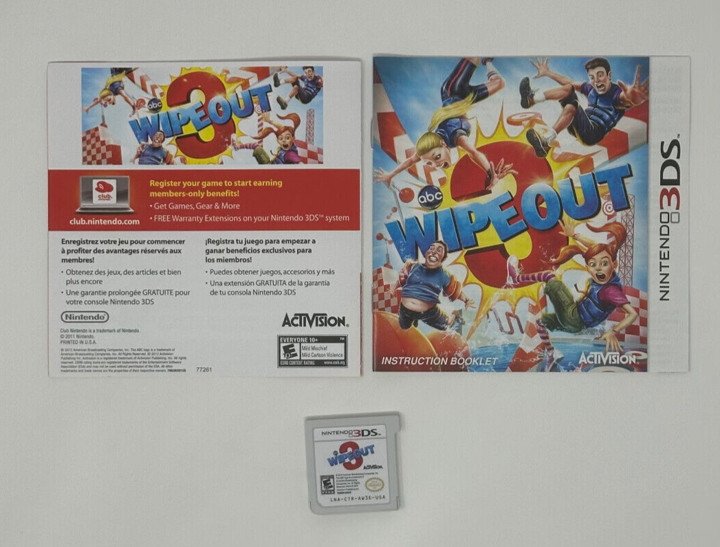 Wipeout 3 (Nintendo 3DS, 2012) VG CIB Complete 47875769380| eBay