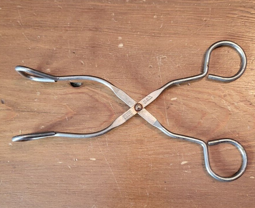 Vintage EKCO Kitchen Tongs Hot Dog Grippers Scissor Type 8” | eBay