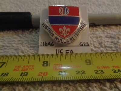 116th Field Artillery G23 Unit Crest, DI, DUI (DRAW#M2) | eBay
