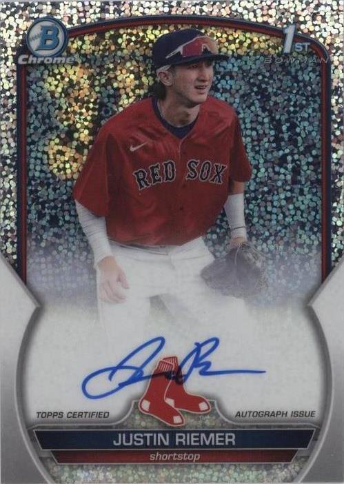 2023 Bowman Draft - Chrome Prospect Autographs Justin Riemer #CDA-JRI ...