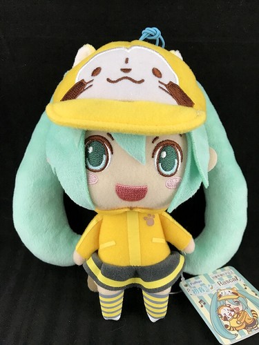 Hatsune Miku x Rascal the Raccoon Collaboration Design Plush Doll FuRyu ...