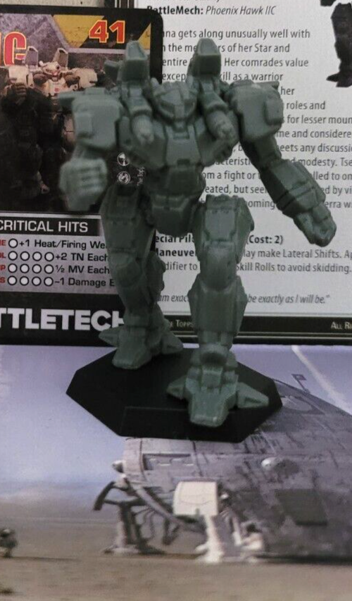 Battletech Phoenix Hawk IIC Mech Clan Direct Fire Star Miniature | eBay