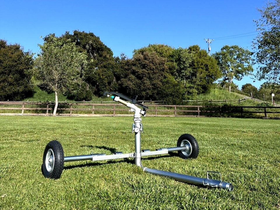 YUZUAK ATOM 42 HUGE IMPACT GUN SPRINKLER & WHEELED CART PASTURE ARENA ...