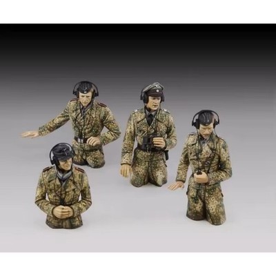 1/35 WWII German Panzer Tank Crew (4 figures) - A209 | eBay