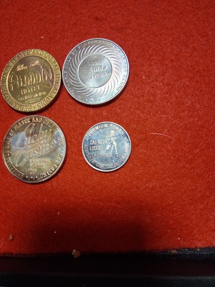 NEVADA Casinos, Lot of 4 Slot Tokens | eBay