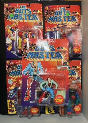 THE BOTS MASTER Action Figure lot JET B. BATS SKYFIGHTER TANKBOT DR ...