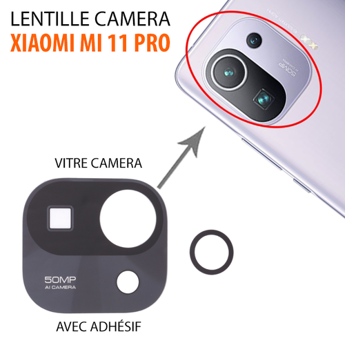Back Camera Lens Glass for Xiaomi Mi 11 Pro M2102K1AC with adhesive ...